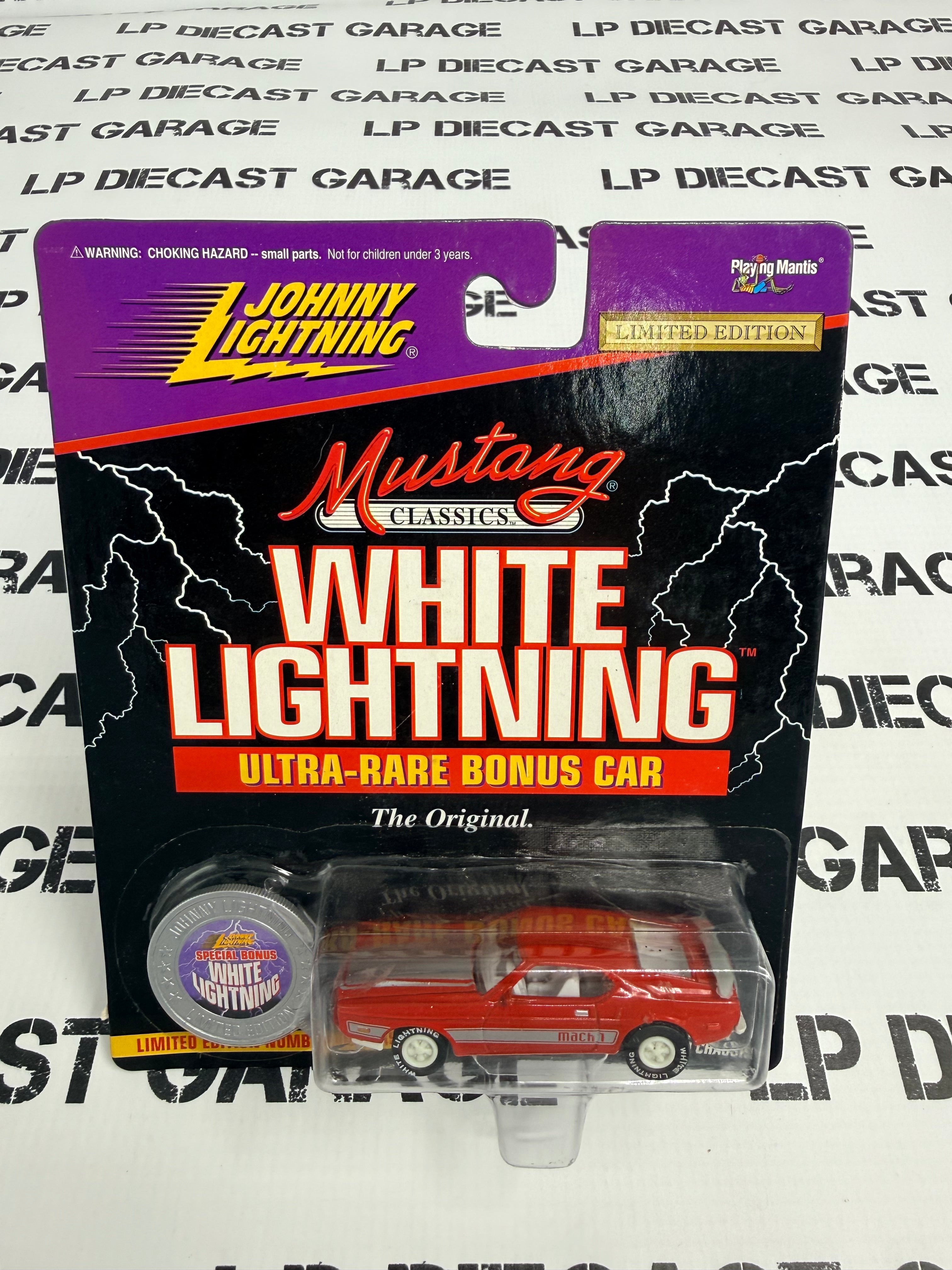 CHASE JOHNNY WHITE LIGHTNING Ford Mustang Mach 1 Red 1:64 Diecast – LP ...