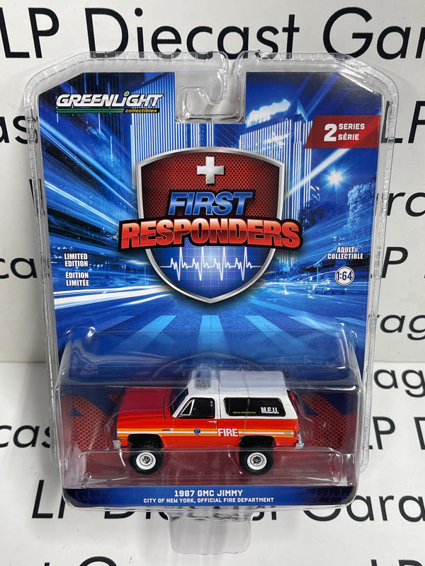 GREENLIGHT 1987 GMC Jimmy FDNY Fire Dept 1:64 Diecast First Responders ...