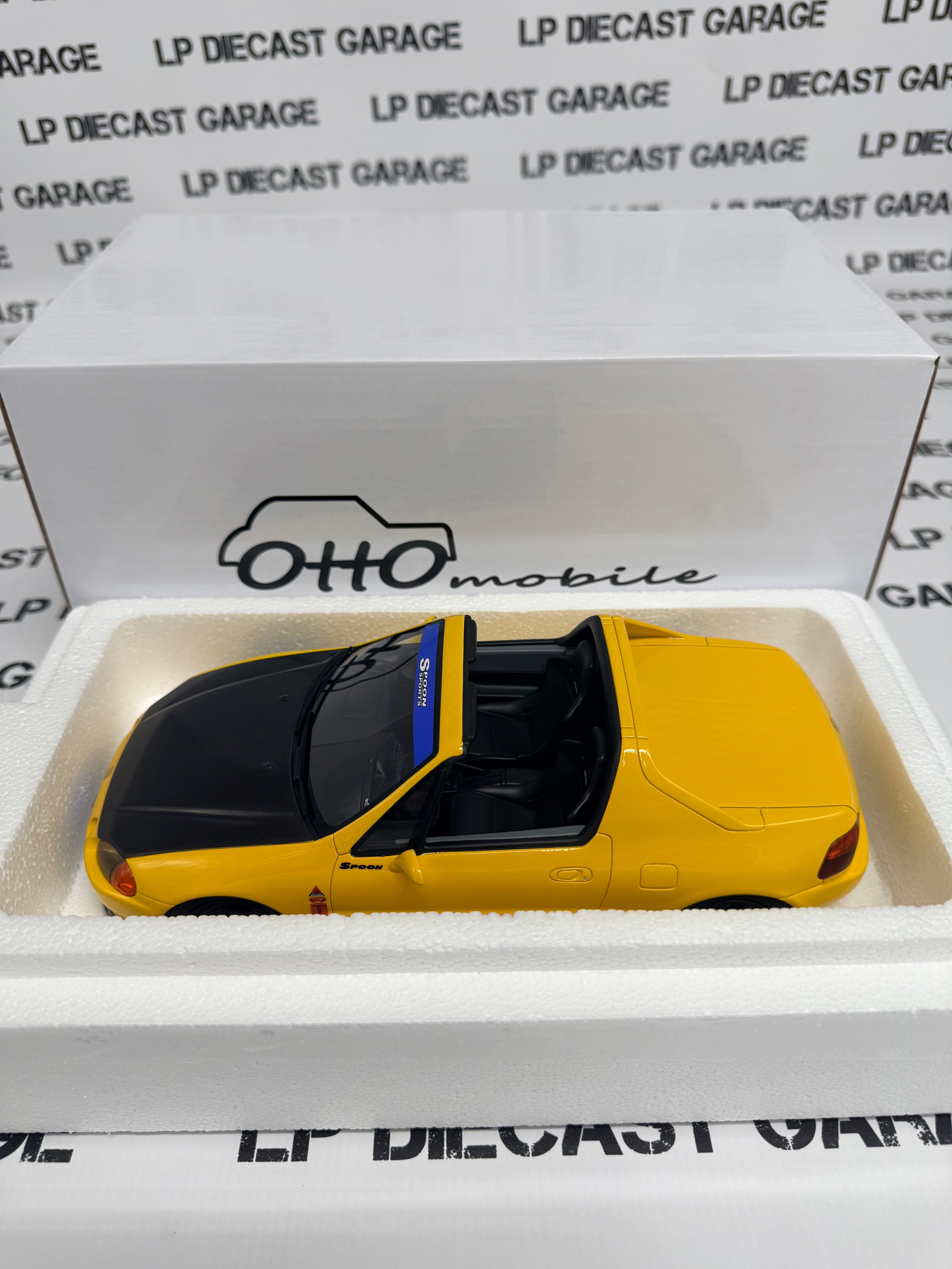 OTTO MOBILE Honda Del Sol Spoon Yellow 1:18 Scale Resin Model OT1154 ...