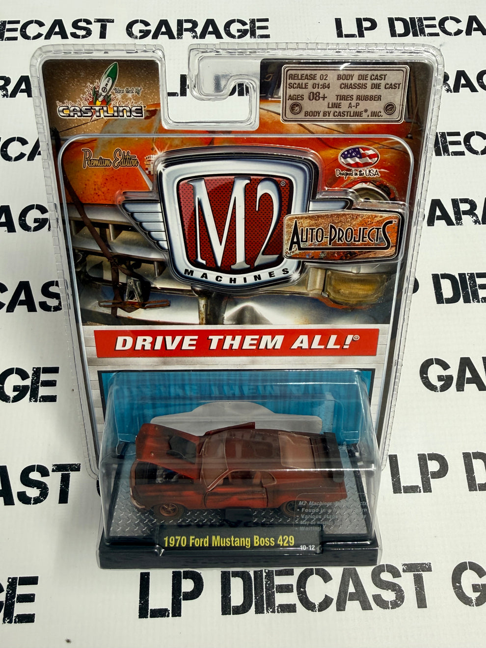 M2 1970 Ford Mustang Boss 429 Auto Projects 1:64 Diecast – LP Diecast ...