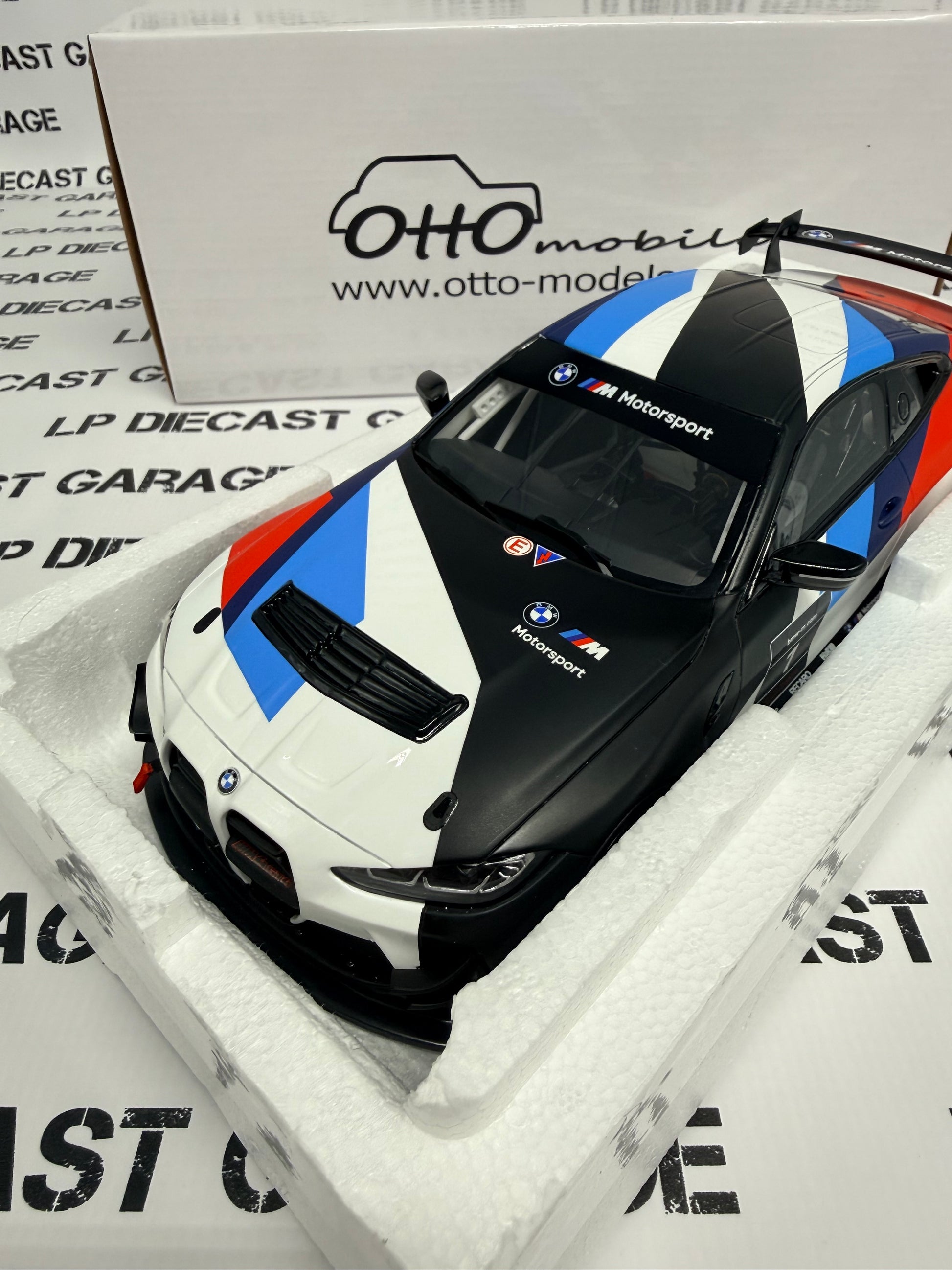 OTTO MOBILE BMW M4 GT4 1:18 Scale Resin Model OT1228 – LP Diecast Garage