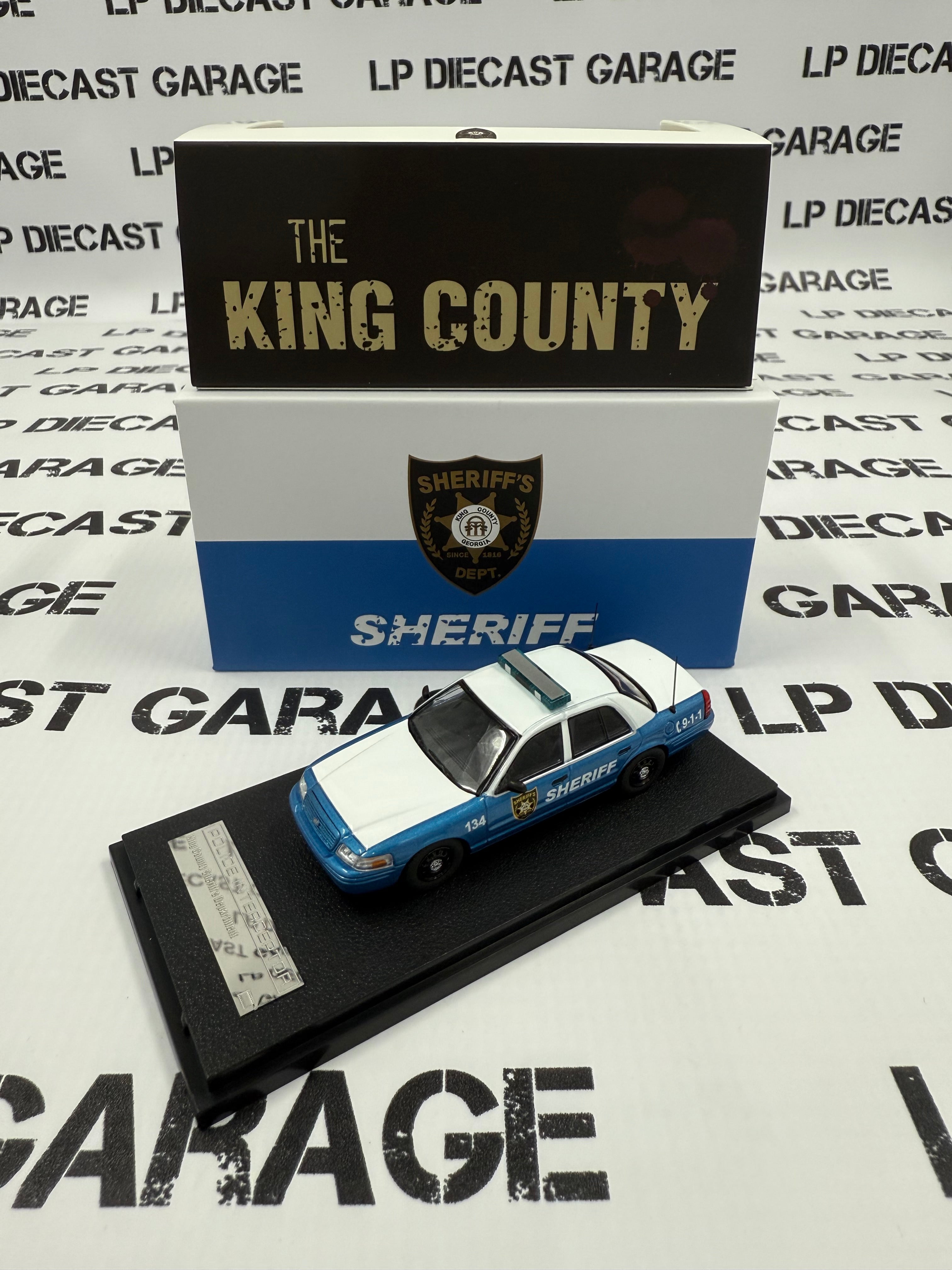 ROLLIN Ford Crown Victoria Georgia Sheriff King County 1:64 Diecast Wa ...